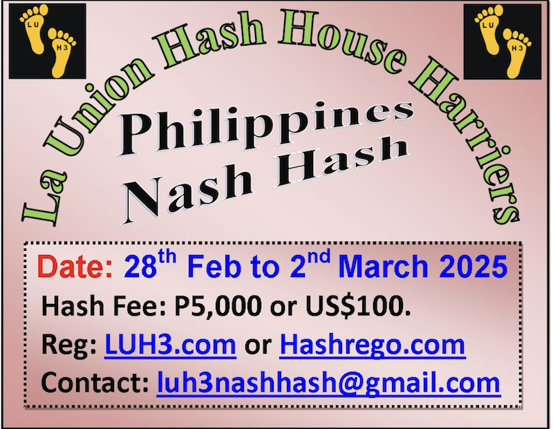 Partner hashes – Hanoi Hash House Harriers